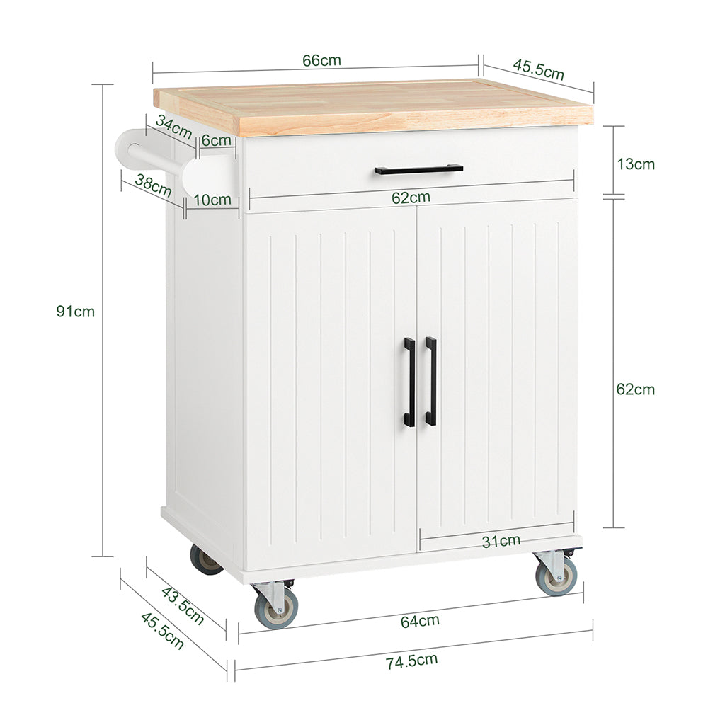 SoBuy, Kitchen Island on Wheels, Kitchen Islands, Work Table Kitchens ...